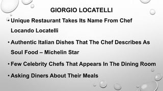 Top 10 Celebrity Chef Restaurants To Visit In London UK | PPTX