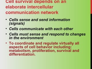 Cellular communication (signal transduction) | PPT