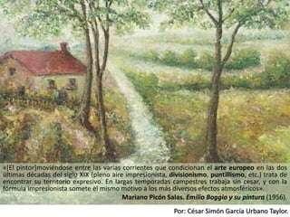 César Simón García Urbano Taylor: Emilio Boggio: el pintor ...
