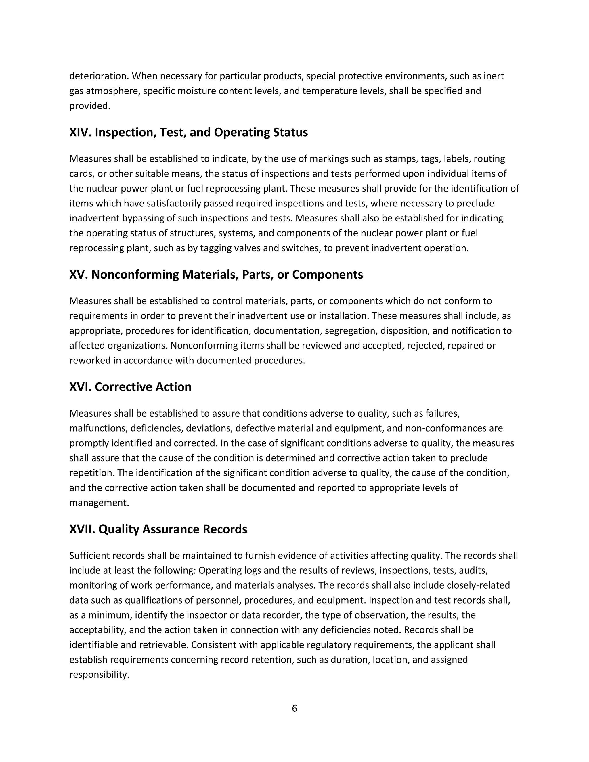 10 CFR 50 Appendix B | PDF