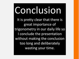 Trigonometry Exploration | PPT