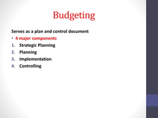 Chapter 10: Budgeting | PPTX