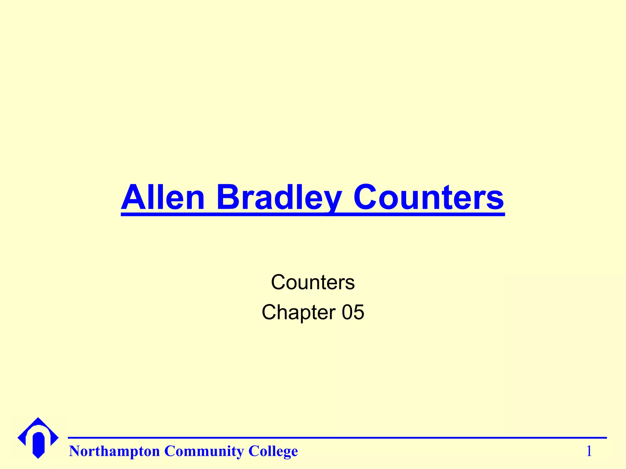 10 chapter05 counters_fa14 | PPTX