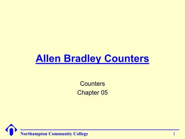 10 chapter05 counters_fa14 | PPTX