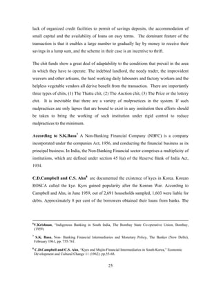 LITERATURE REVIEW CHIT FUND | PDF