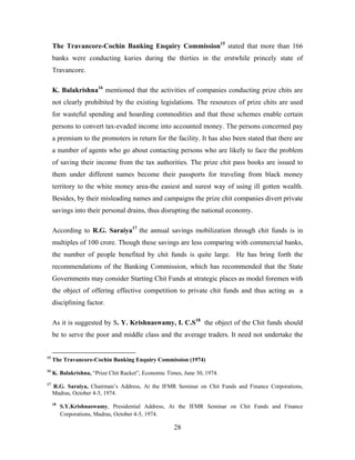 LITERATURE REVIEW CHIT FUND | PDF