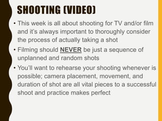 WCC COMM #119-Shooting News PowerPoint | PPT