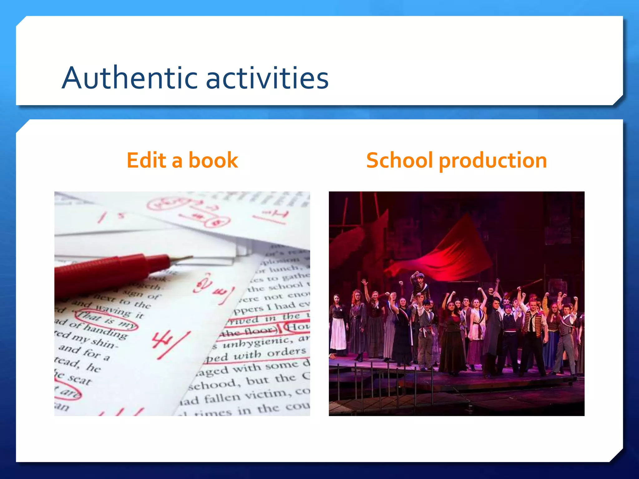 TEN characteristics of authentic learning slideshare | PPTX