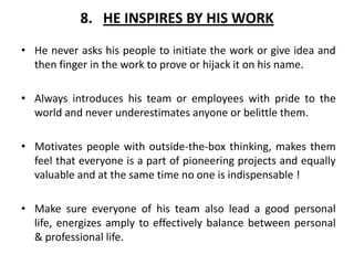 10 characters of a good boss | PPSX