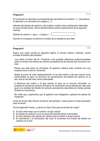 PISA ciencias:El maíz | PDF