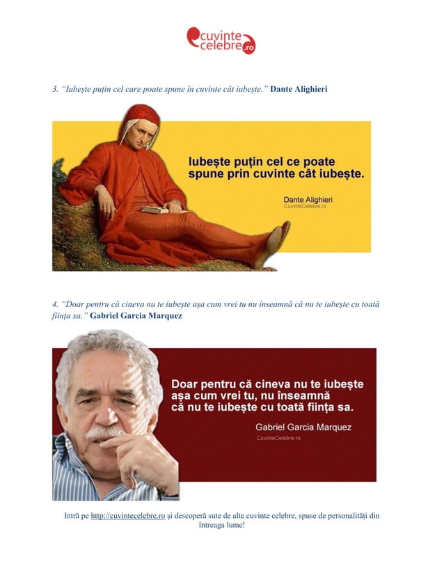 10 citate minunate despre iubire | PDF