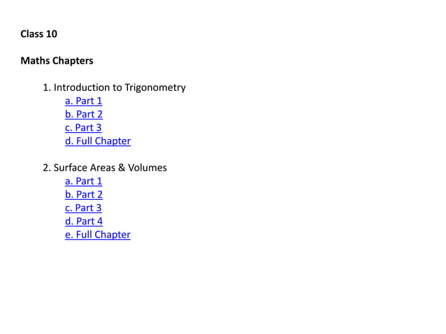 10 class maths sample mindmaps | PPTX | Science