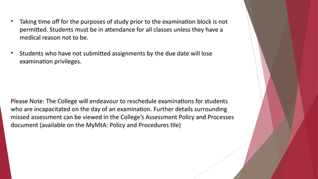 10CLA Term 4 Week 6 Exam preparation reminders.pptx | Free Download