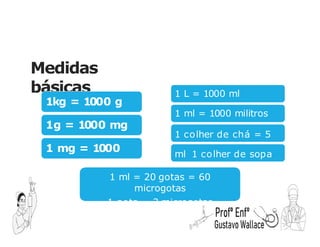 10 Cálculo de Medicação aula.pptx . | PPTX
