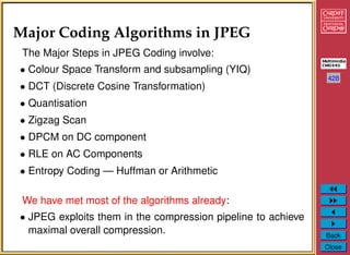 Compression: Images (JPEG) | PDF