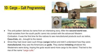 10 Code Anti-Patterns to Avoid in Software Development.pdf | Web Development | Internet