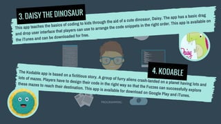 10 Coding Apps For Kids | PPT | Free Download