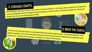 10 Coding Apps For Kids | PPT