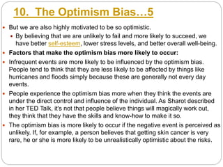 Optimism Bias Definition, Explanation, Examples, How To, 40% OFF