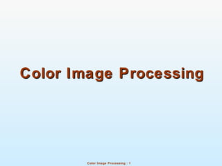 10 color image processing | PPT