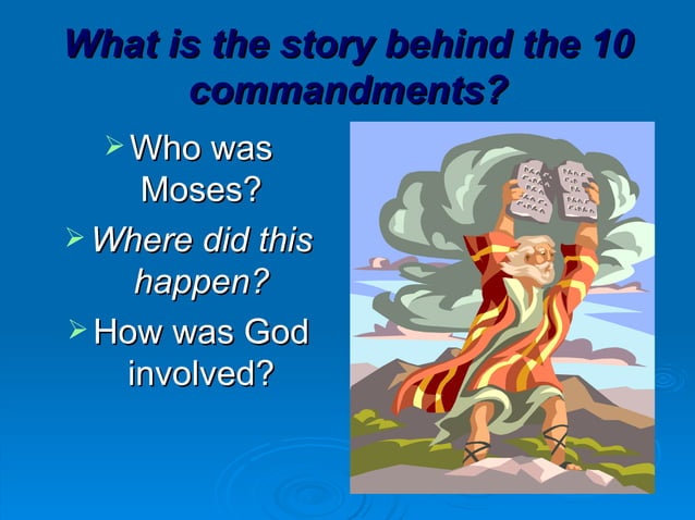 10 commandments | PPT