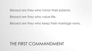 10 commandments 1 | PPTX