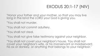 10 commandments 1 | PPTX