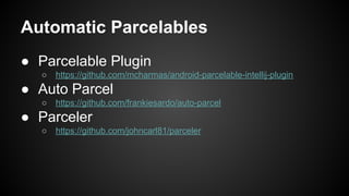 10 commandments for better android development | PPT