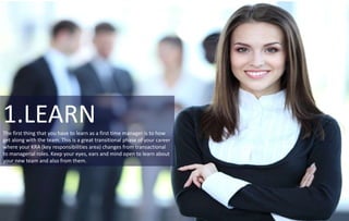 10 commandments for first time managers!! | PPTX