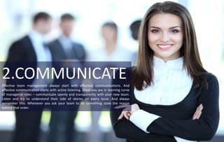 10 commandments for first time managers!! | PPTX