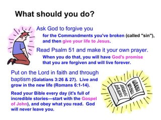 10 Commandments Forkids | PPT