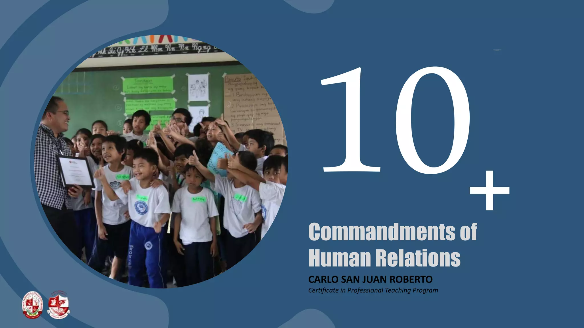 10 commandments of human relations carlo roberto | PPTX
