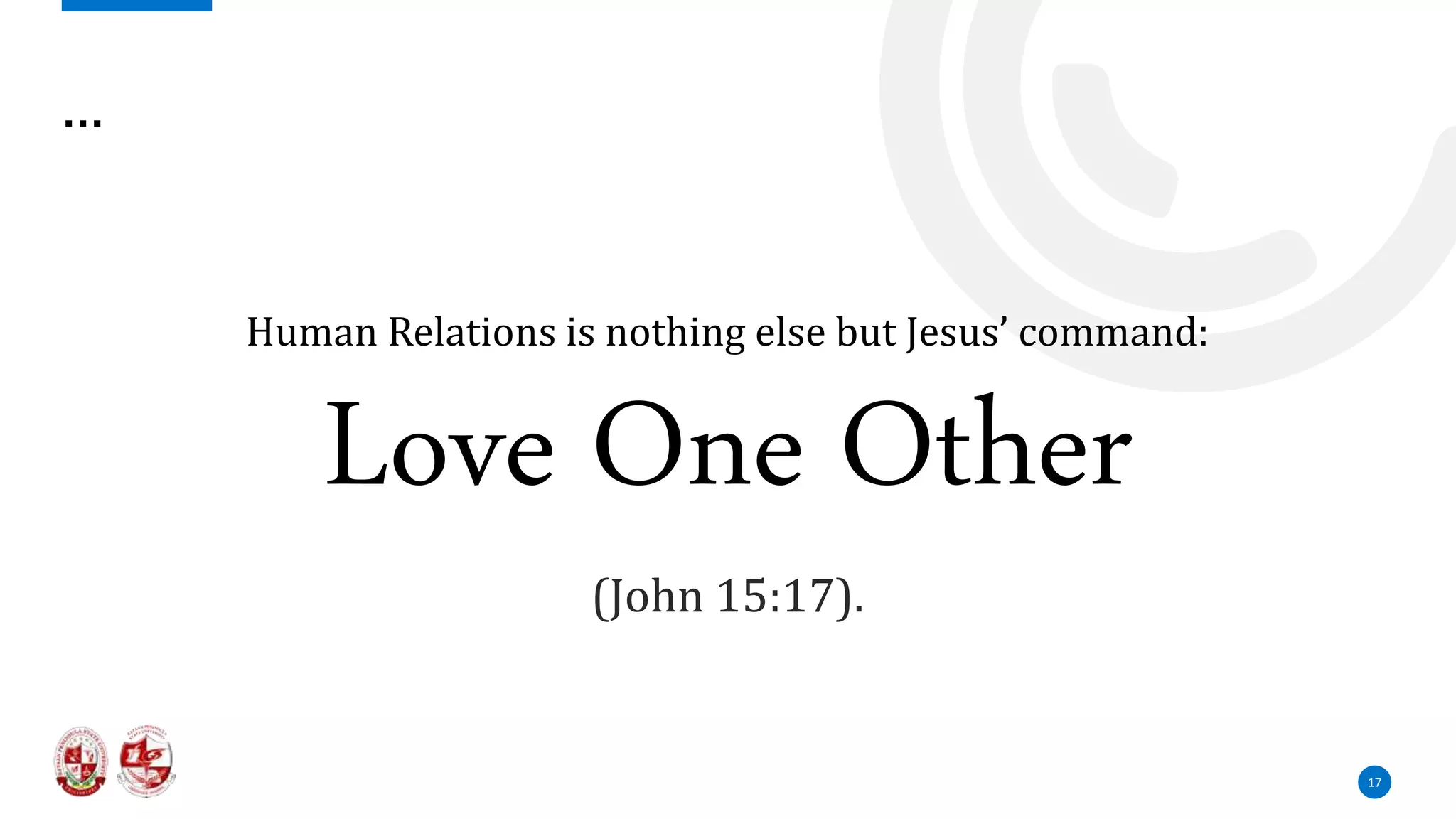 10 commandments of human relations carlo roberto | PPTX