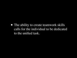 10 commandments of teamwork | KEY