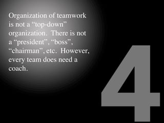 10 commandments of teamwork | KEY