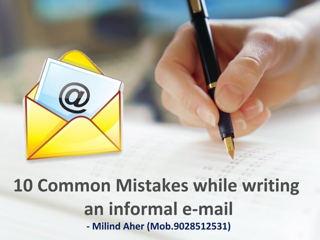 10 common e-mail mistakes | PPT