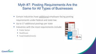 Labor Law Postings: 10 Common Myths That Put Businesses at Risk | PPT