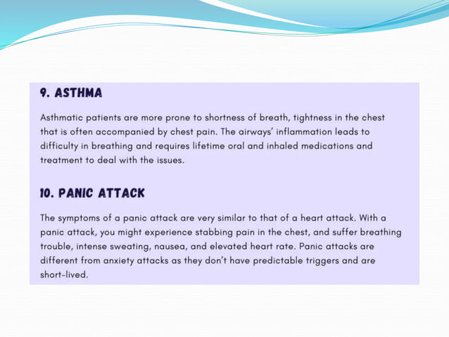 10 Common Non-Cardiac Causes of Chest Pain - AMRI Hospitals | PPTX | Death, Injury, or Military ...