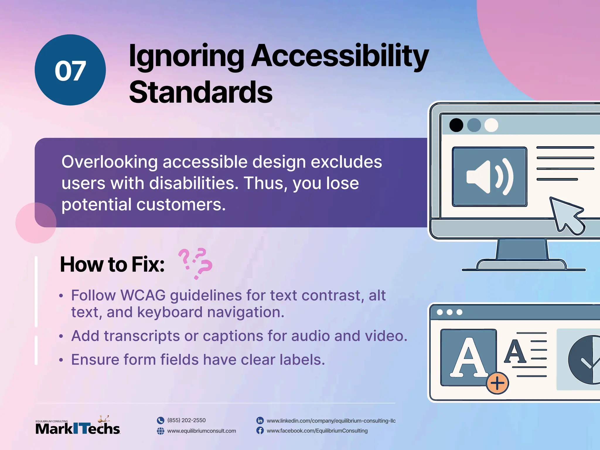 10 Common Web Design Mistakes - Equilibrium Consulting | PDF