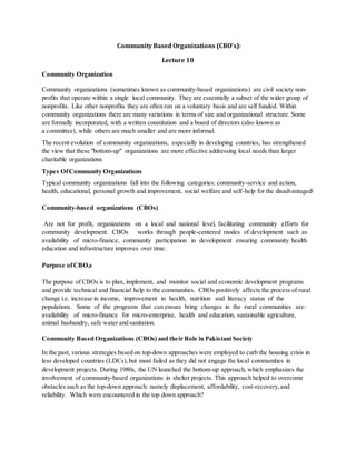 10 community base organizations | PDF