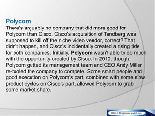 10 competitors cisco couldn’t kill off | PPT