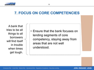 10 Components of a Robust Credit Culture | PDF