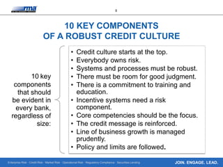 10 Components of a Robust Credit Culture | PDF