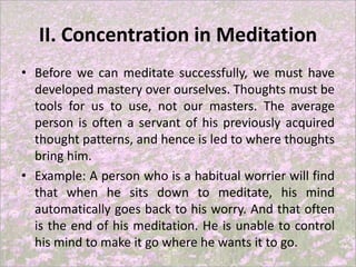 10 Concentration And One Pointedness | PPSX