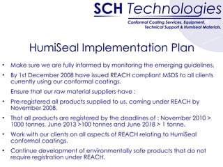 Conformal Coatings and the Impact of VOC and Reach Legislation | PPT