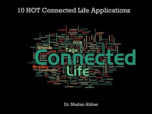 10 Connected Llfe Applications | PPT