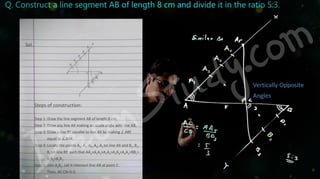 Class 10 Construction - Revision Notes | PDF