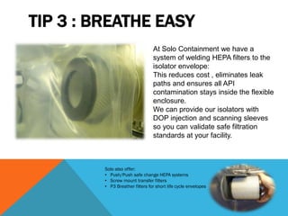 10 Containment Tips: | PPT
