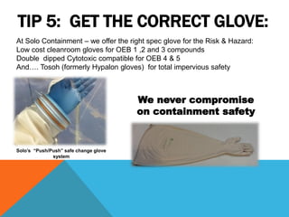 10 Containment Tips: | PPT