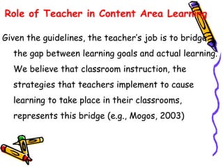 language and10 CONTENT AREA LEARNING.ppt